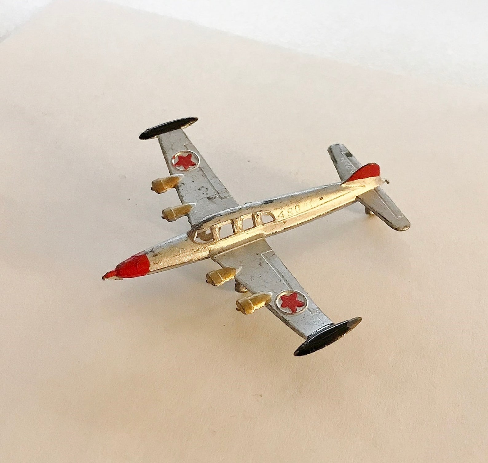 Miniature Bomber PLANE, Vintage Mini Military WWII Aircraft Airplane ...