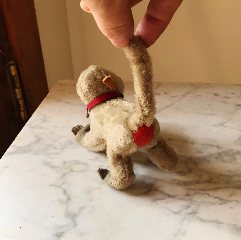 Steiff COCO BABOON, GRAY Mohair Plush Animal Monkey, Small, 3, German ...