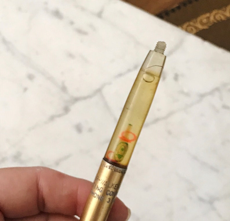STATE FARM MECHANICAL Pencil, Vintage Floaty Bottle Game Mechanical Pen ...