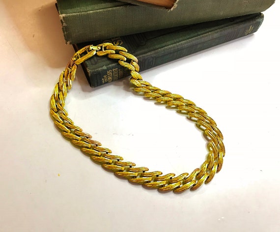 MONET THiCK GOLD CHAIN Necklace, 15", Mob BOss Aesthe… - Gem