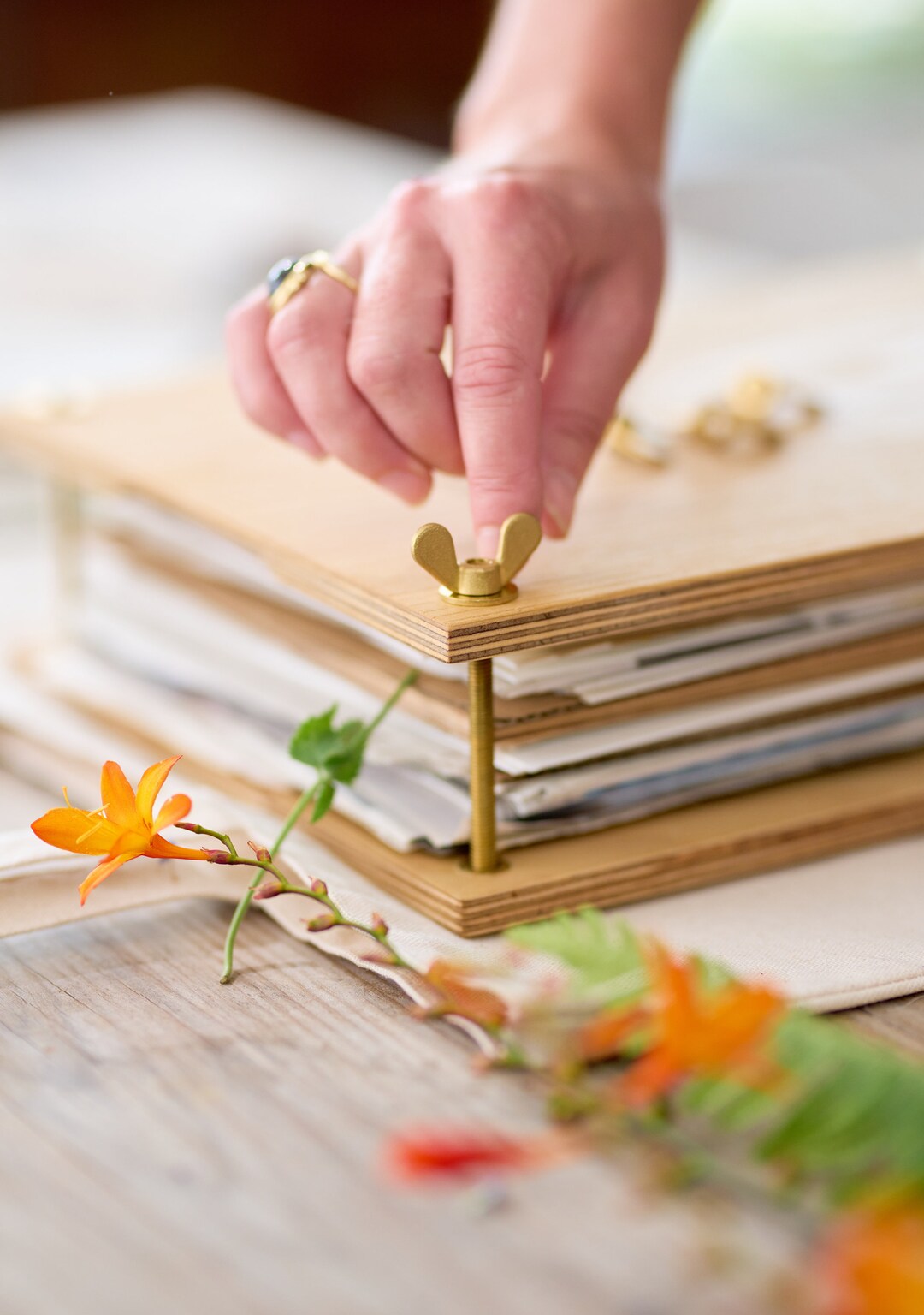 A4 Heirloom Flower Press Sycamore Veneer - Etsy