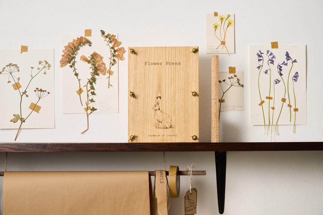 A4 Traditionally Crafted Flower Press Chestnut Veneer - Etsy