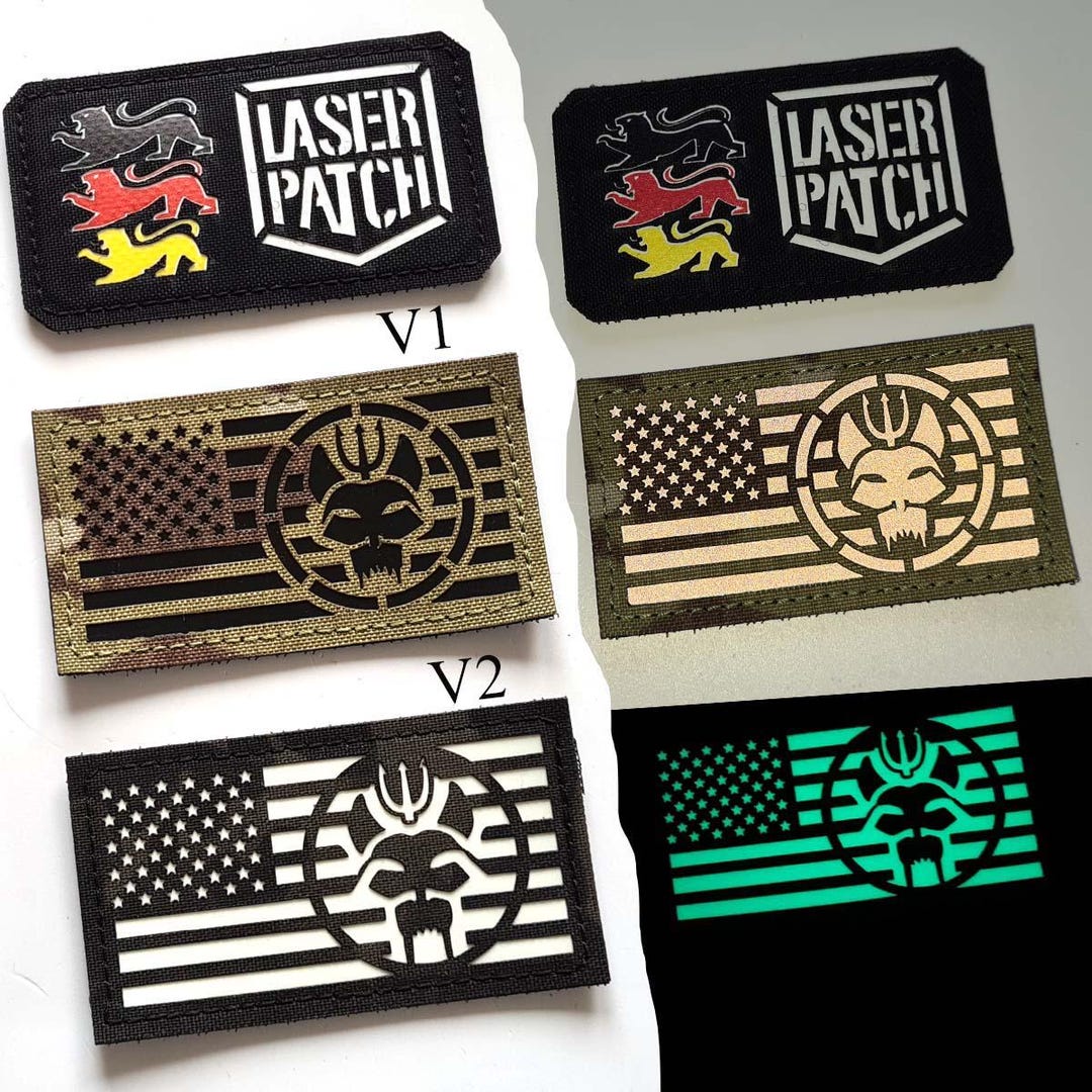Military Patch | American Flag | Seals Bravo SEAL Team 6 - Lasercut ...