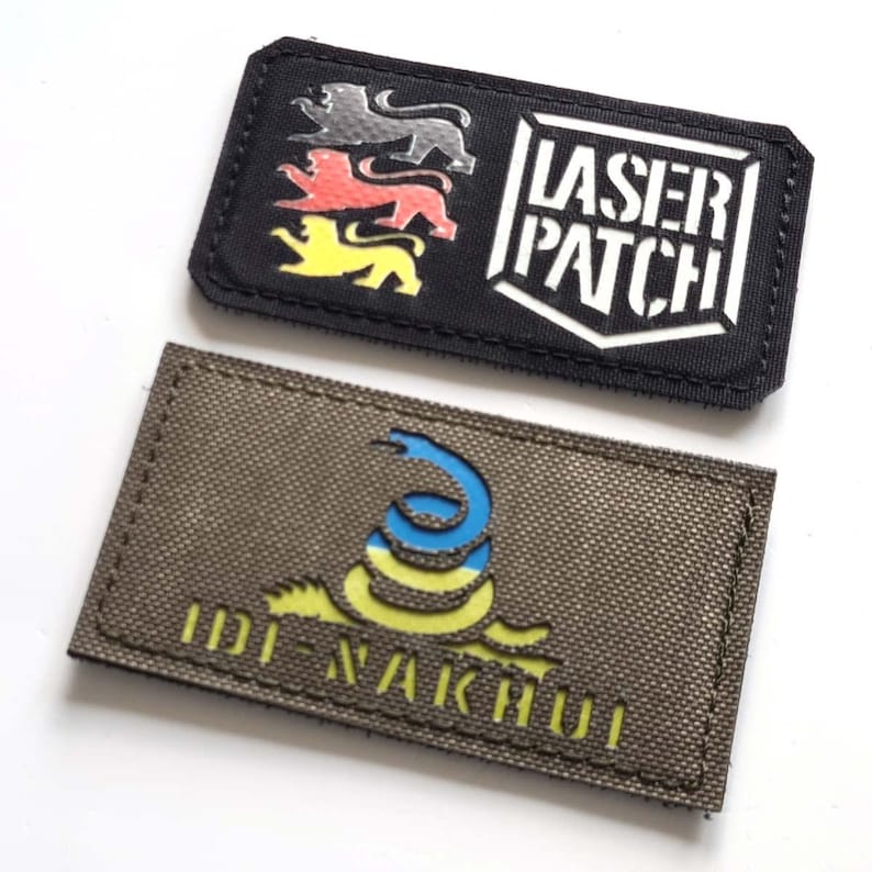 Ukraine Gadsden Flag - Laser Cut Custom Patch Hook - Etsy