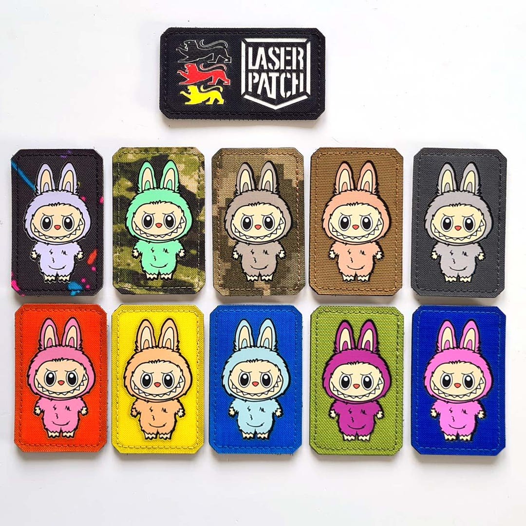 Custom Exclusive Labubu | Funny | Morale | Night Glow | Lasercut Patch ...