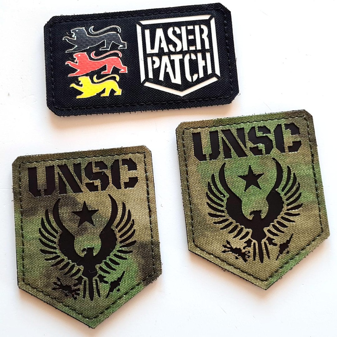 Halo - UNSC Spartan II | Unit Emblem Coaster | Lasercut Custom Patch ...
