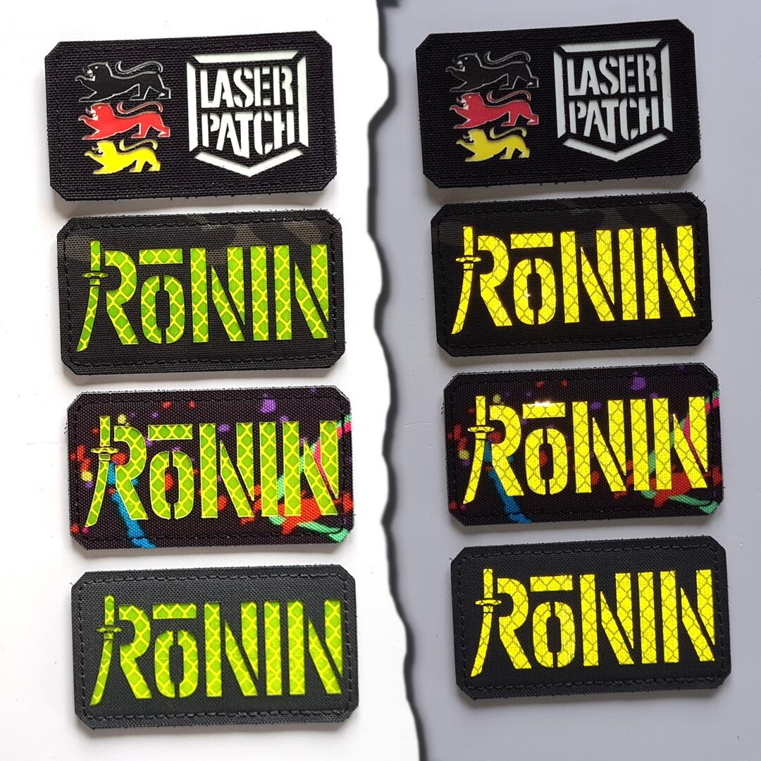 Ronin 3.5"x2" Callsign Laser Cut Cordura Patch With Velcro - Etsy