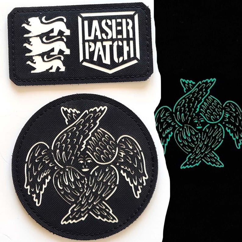Winged Seraphim | Orthodox | Isus Christ Cross - Lasercut Patch With ...