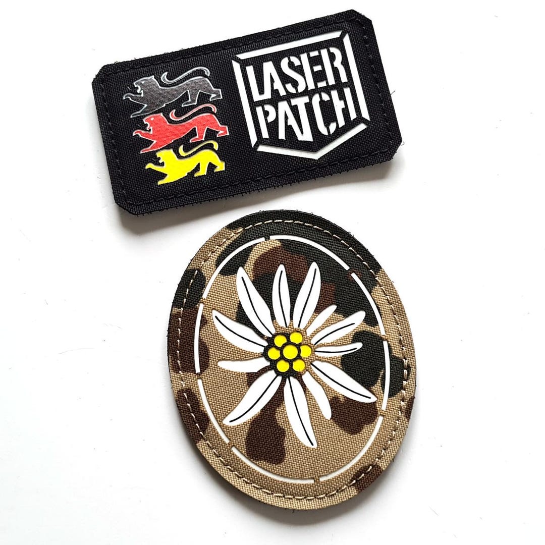 Military Patch | Bundeswehr | Gebirgsjaeger - Lasercut Cordura Custom ...
