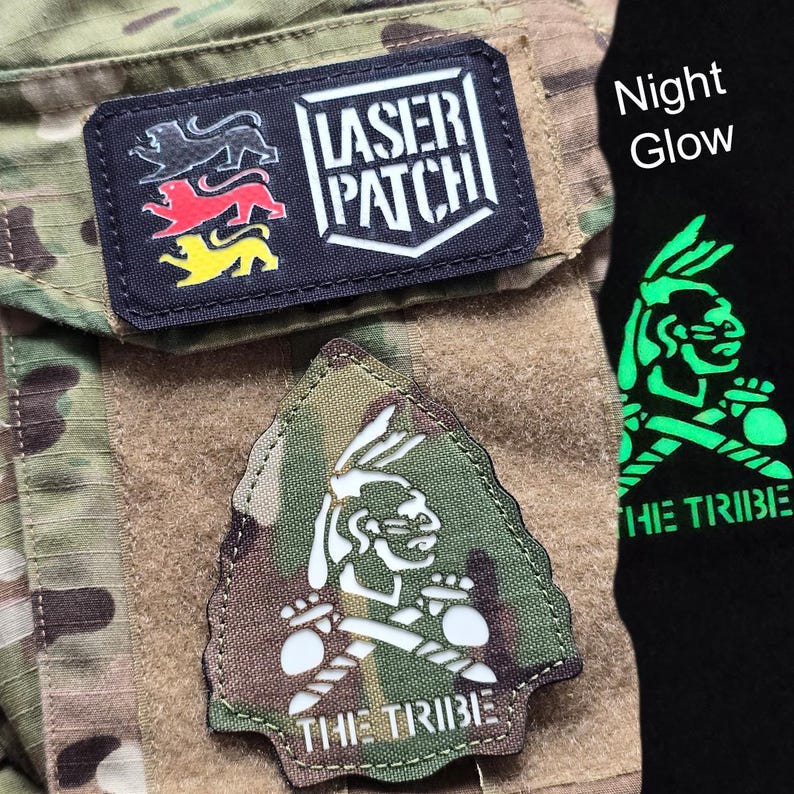 Navy Seals Red Team Six Squadron the Tribe Laser Patch Custom With Hook ...