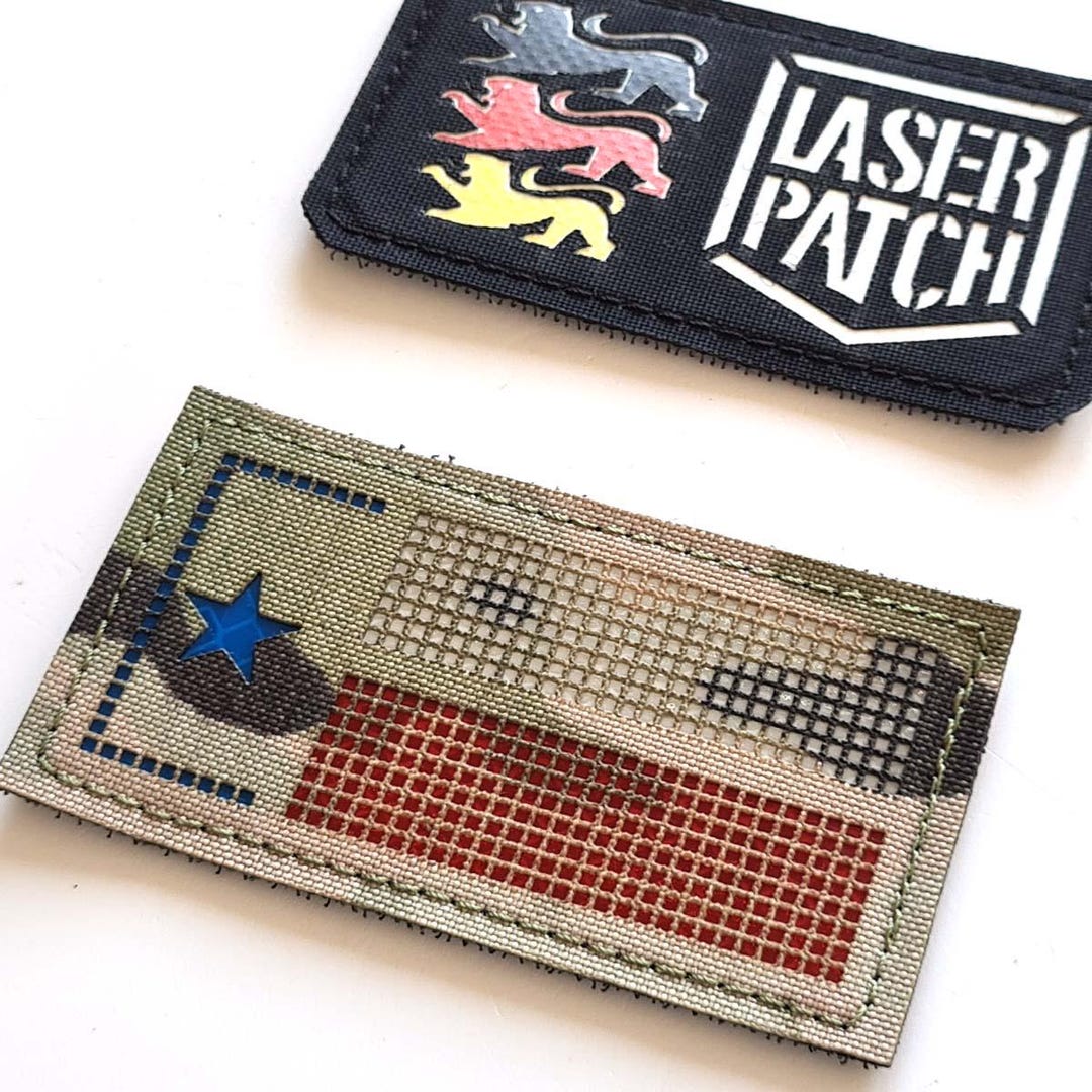 US Flag Texas Tactical Flag Patch - Top Quality Laser Cut Cordura Patch ...