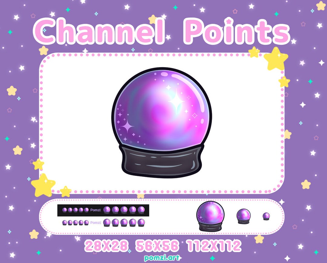 Crystal Ball Channel Points || Twitch, Discord, Youtube, Streamer Icons ...