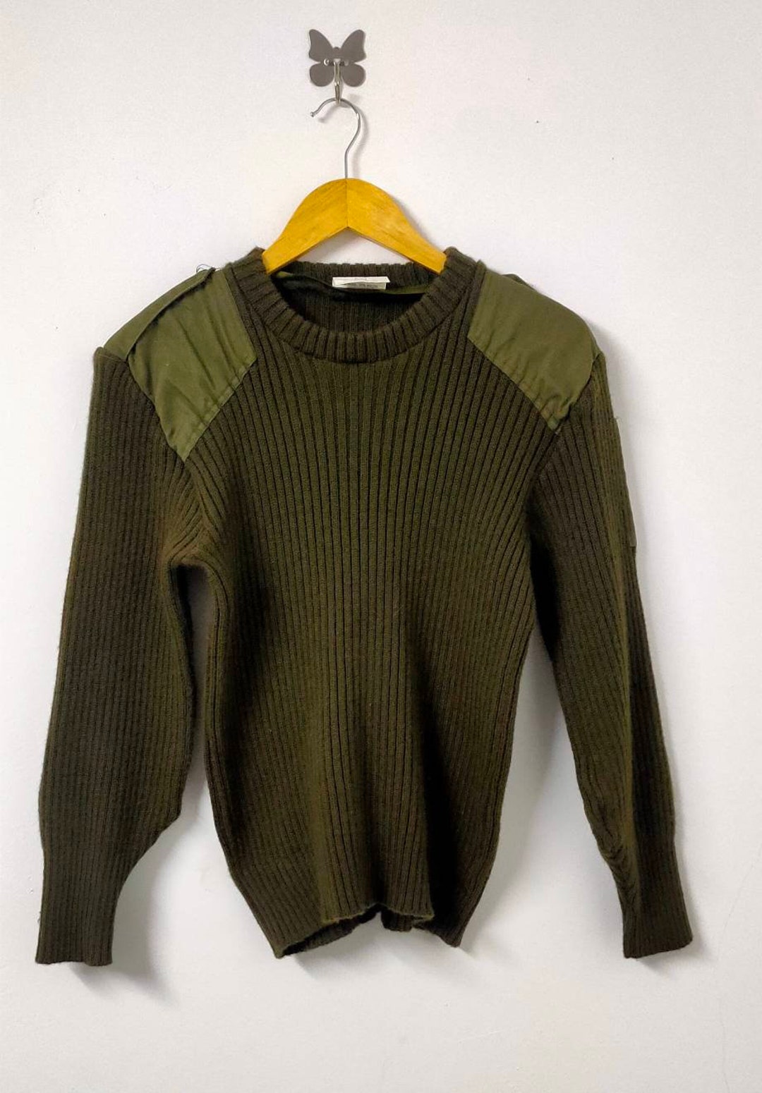 Vintage Army Military Wool Sweater Pullover Sweatshirt Size on Tag 3 - Etsy