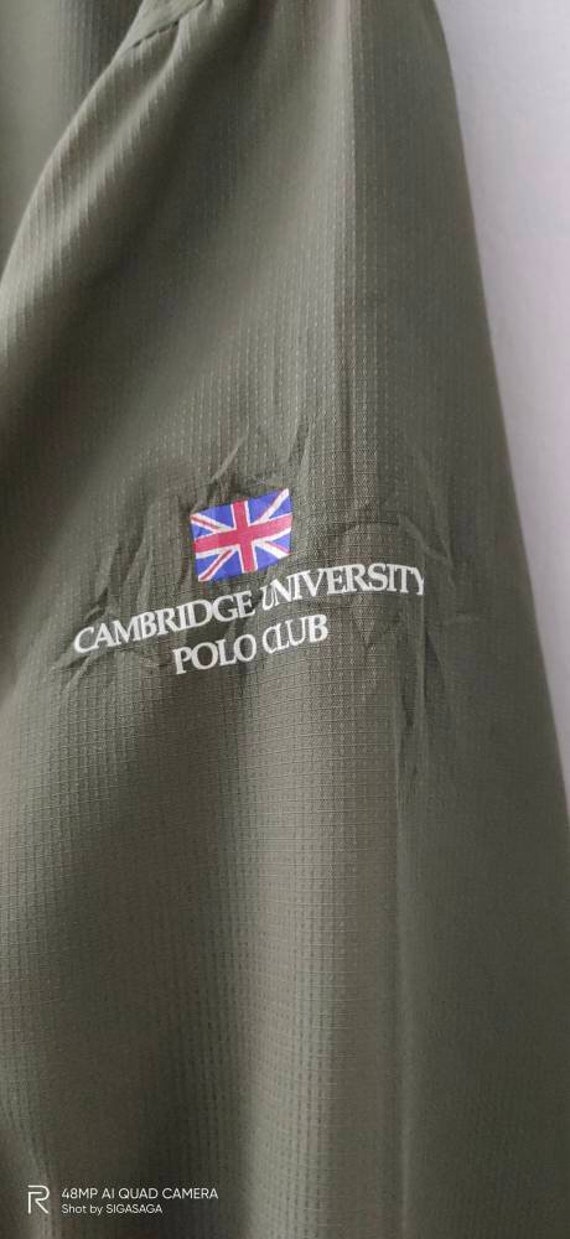 Vintage Cambridge University Polo club full zip light… - Gem