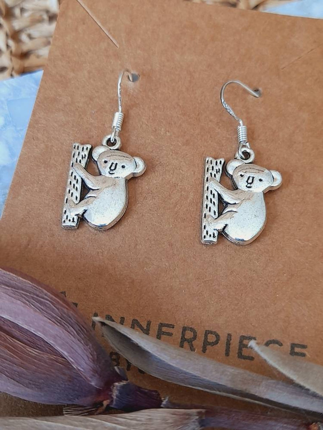Koala Earrings | Animal Earrings | Fancy Earrings | Hypoallergenic ...