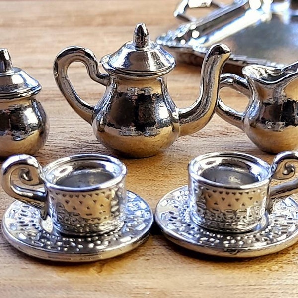 Miniature Tea Set - Etsy