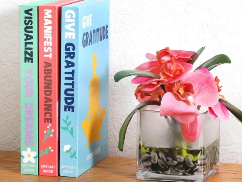 Preppy Room Decor Set of 3 Decorative Books Fake Books for Decoration ...