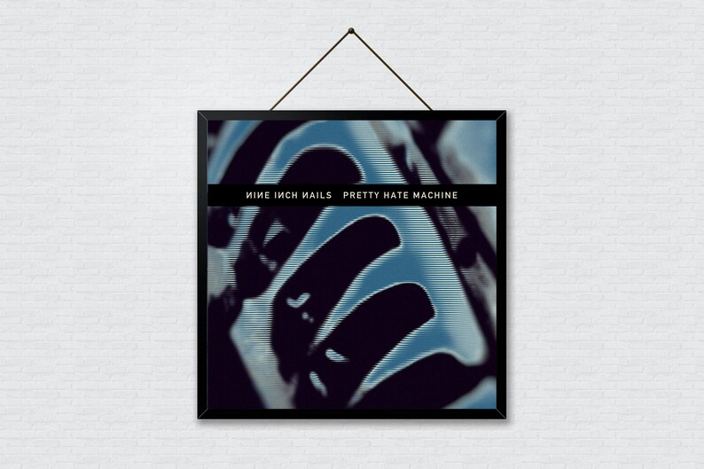 NIN Poster, Nine Inch Nails Poster, NIN Pretty Hate Machine Album Cover ...