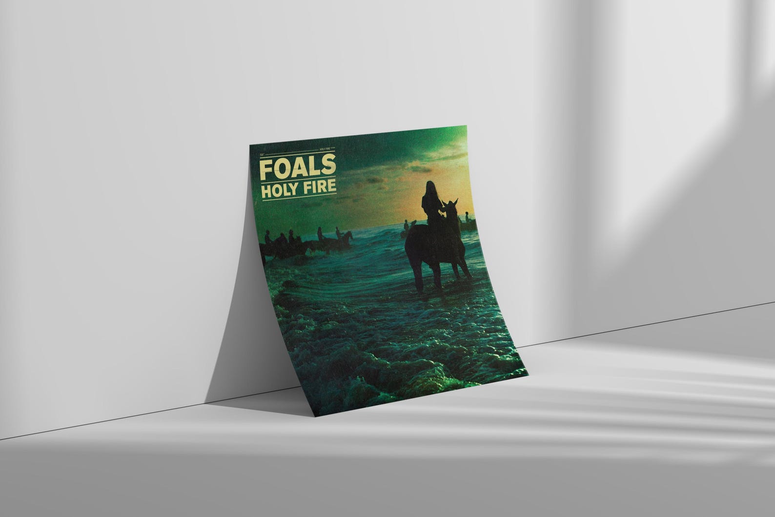 Foals Poster, Foals Holy Fire Album Cover Poster, Rock and Roll Poster ...