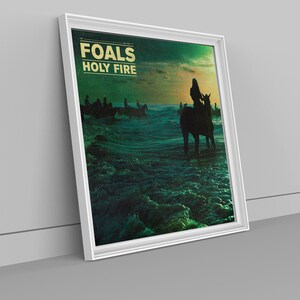 Foals Poster, Foals Holy Fire Album Cover Poster, Rock and Roll Poster ...