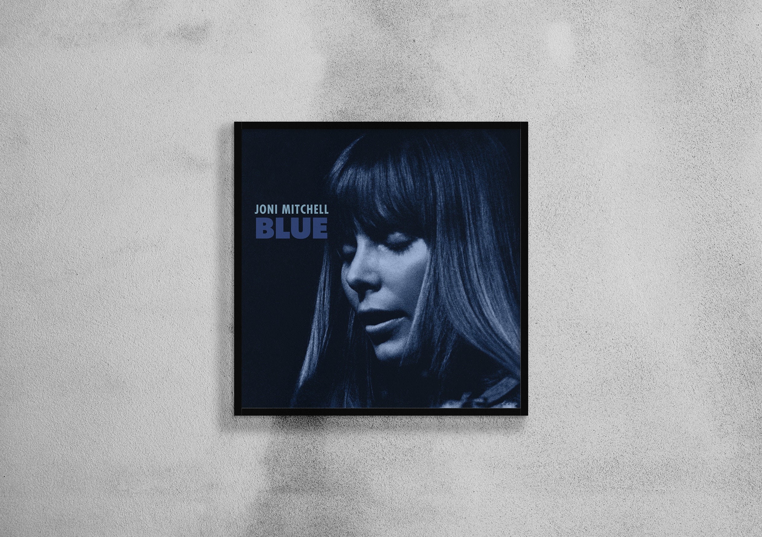 Joni Mitchell Poster Joni Mitchell Blue Album Cover Poster Etsy