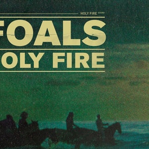 Foals Poster, Foals Holy Fire Album Cover Poster, Rock and Roll Poster ...