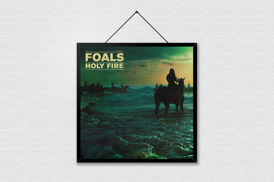 Foals Poster, Foals Holy Fire Album Cover Poster, Rock and Roll Poster ...