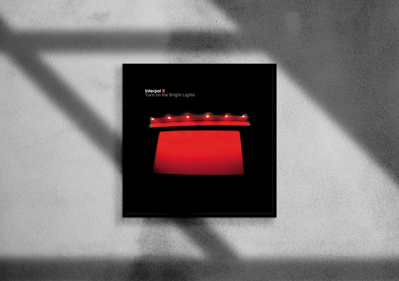 Interpol Turn on the Bright Lights Album Cover Poster, Interpol Poster ...