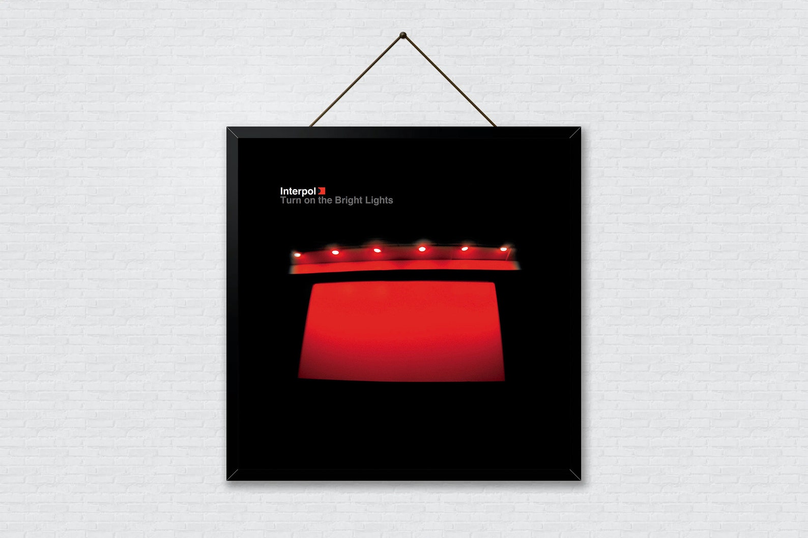 Interpol 'turn on the Bright Lights' Album Cover Art Print - Etsy