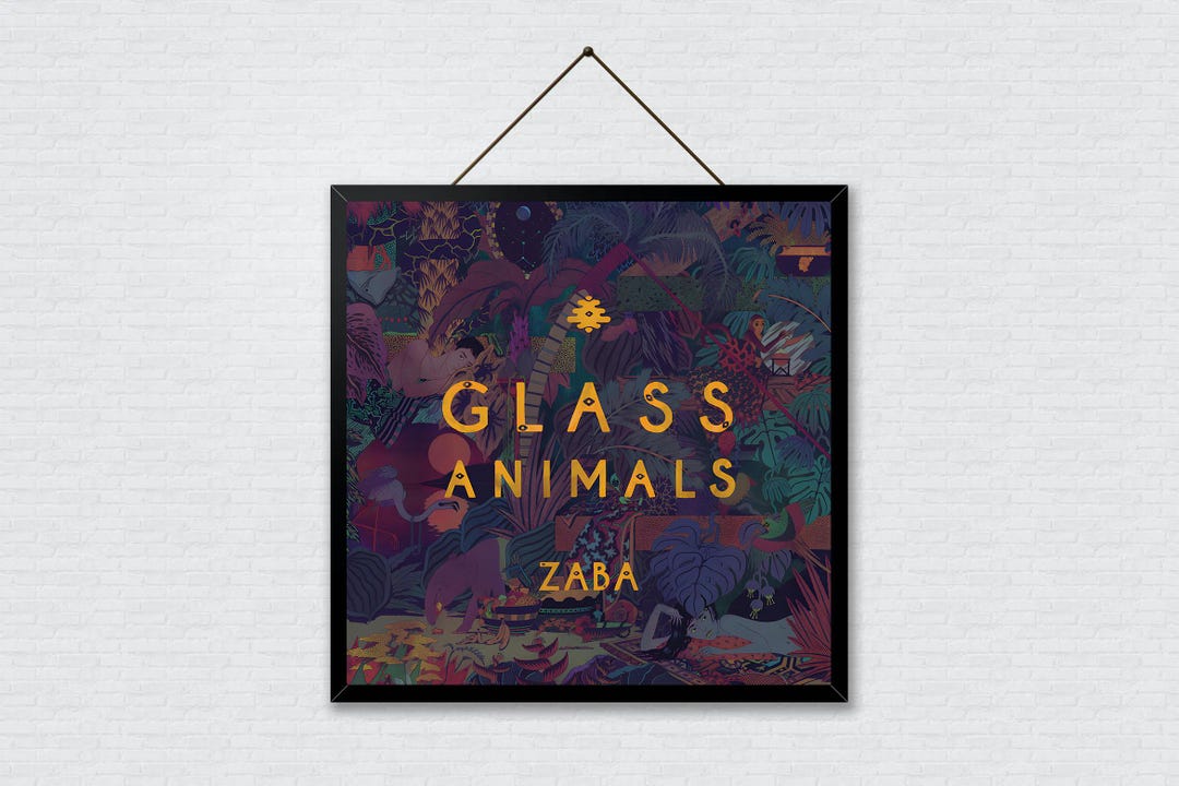 Glass Animals Zaba Album Cover Poster, Indie Rock Wall Art, Music ...