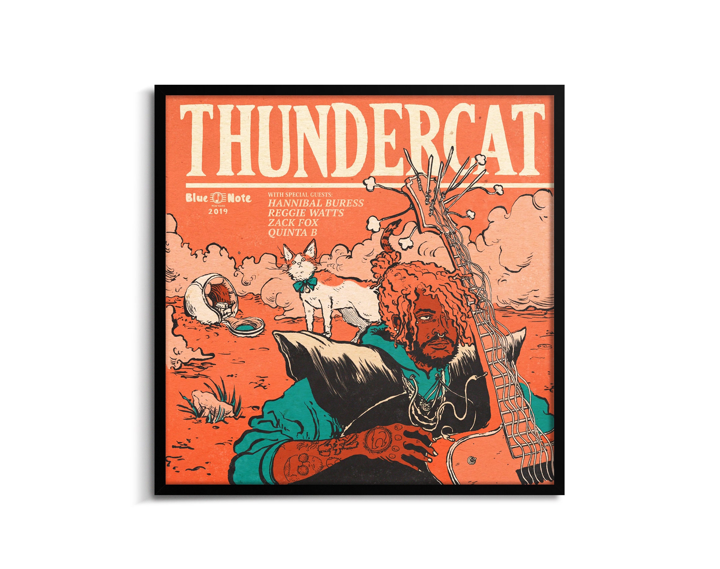 Thundercat Tour Poster, Thundercat Print, Music Poster, for Music Lover ...