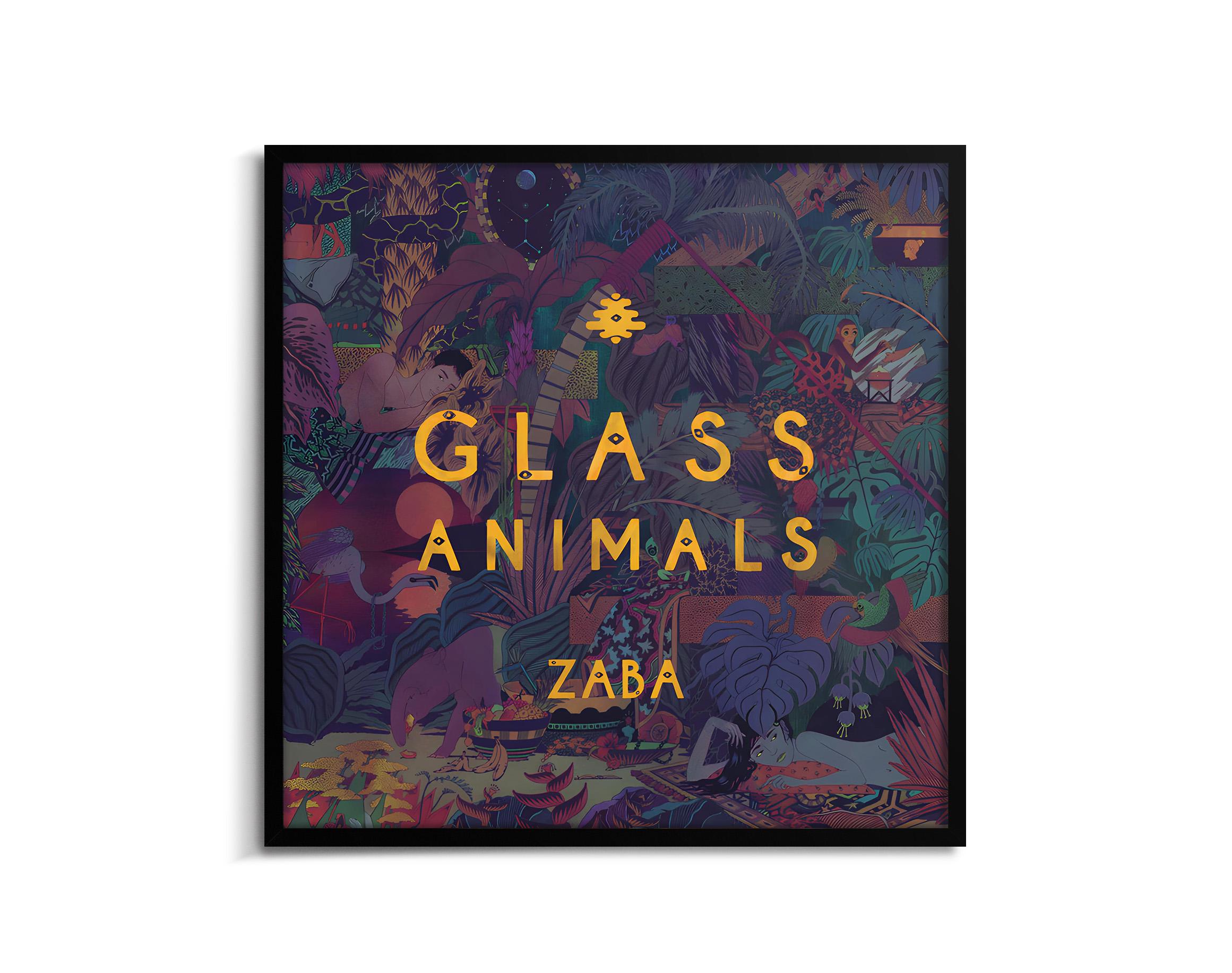 Glass Animals Zaba Album Cover Poster, Indie Rock Wall Art, Music ...