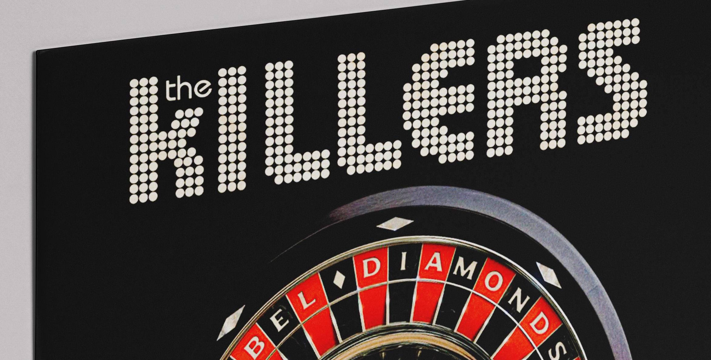 The Killers 2024 Rebel Diamonds Tour Poster, Retro Roulette Design ...
