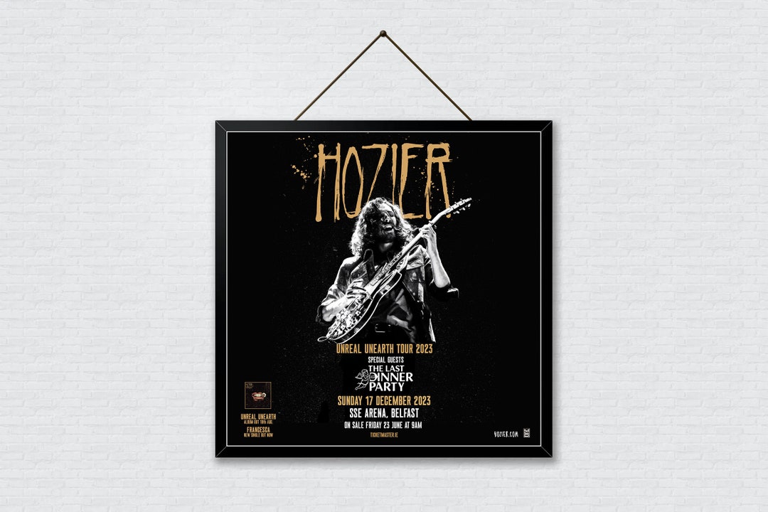 Hozier Poster Hozier Hozier Unreal Unearth Tour Poster - Etsy