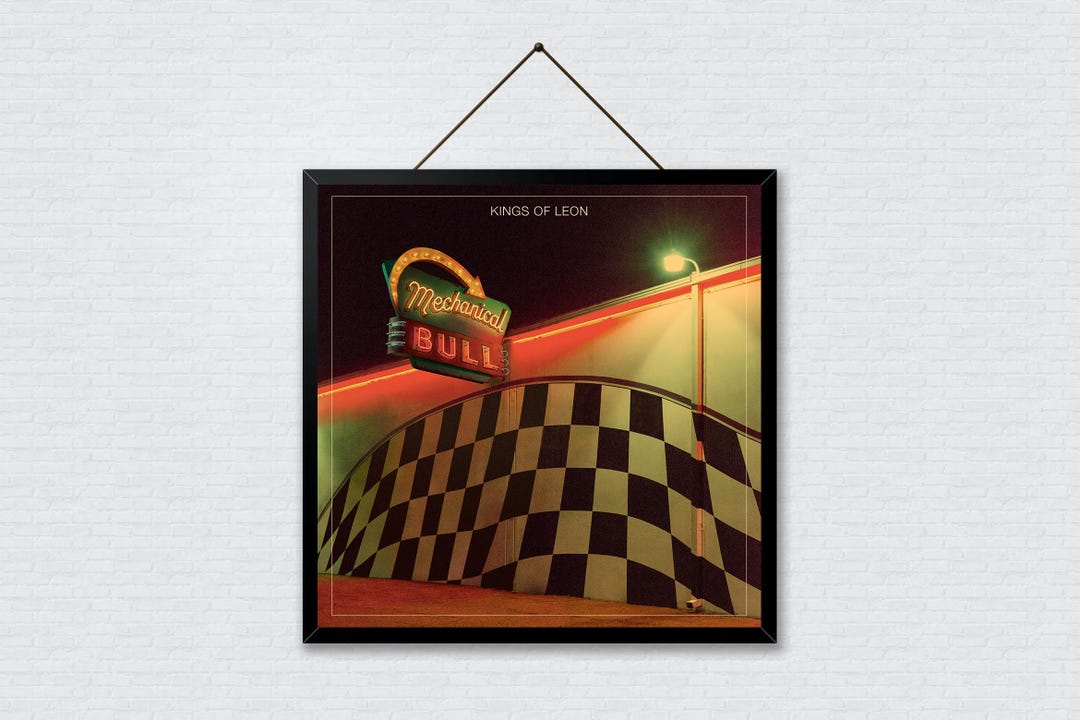 Kings of Leon Poster, Kol Mechanical Bull Album Cover Print - Rock ...