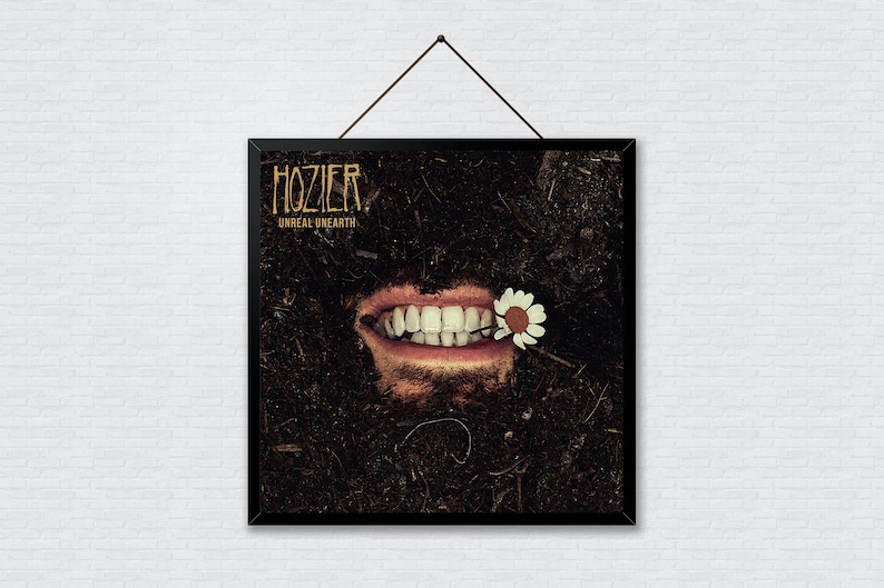 Hozier Unreal Unearth Album Cover Poster, Hozier Poster, Hozier Print, Rock Poster, Album Cover ...