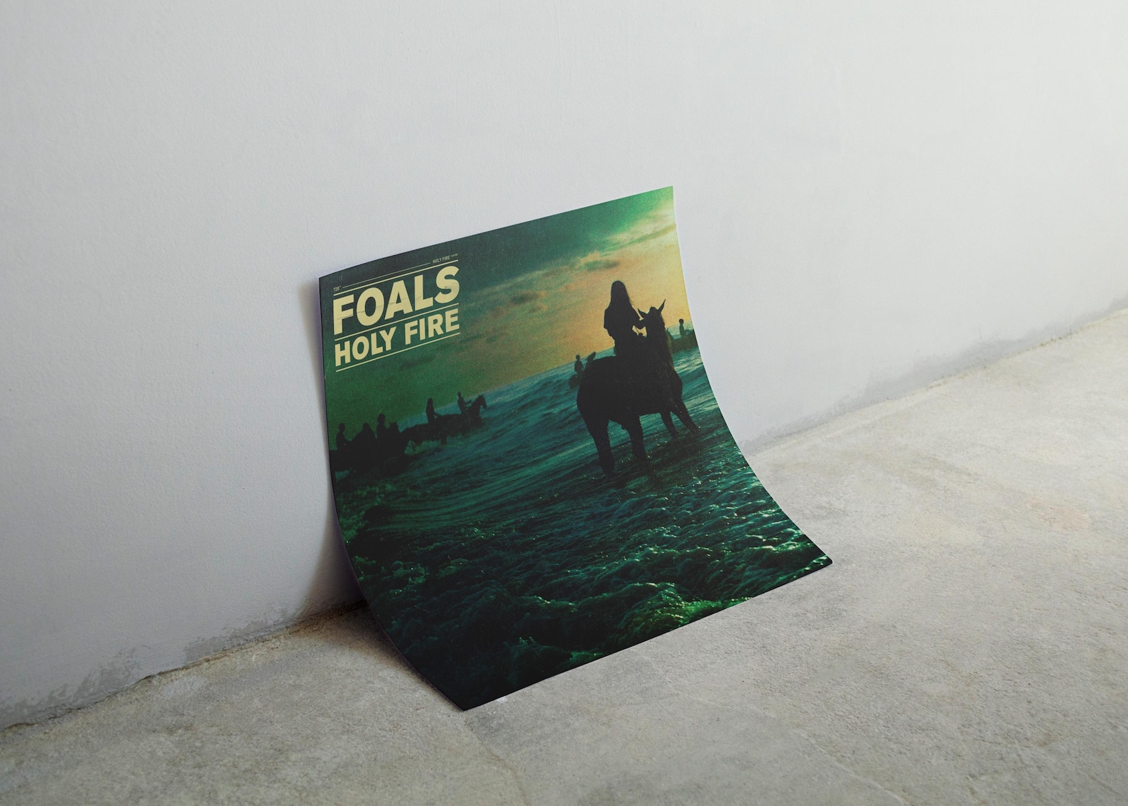 Foals Poster, Foals Holy Fire Album Cover Poster, Rock and Roll Poster ...