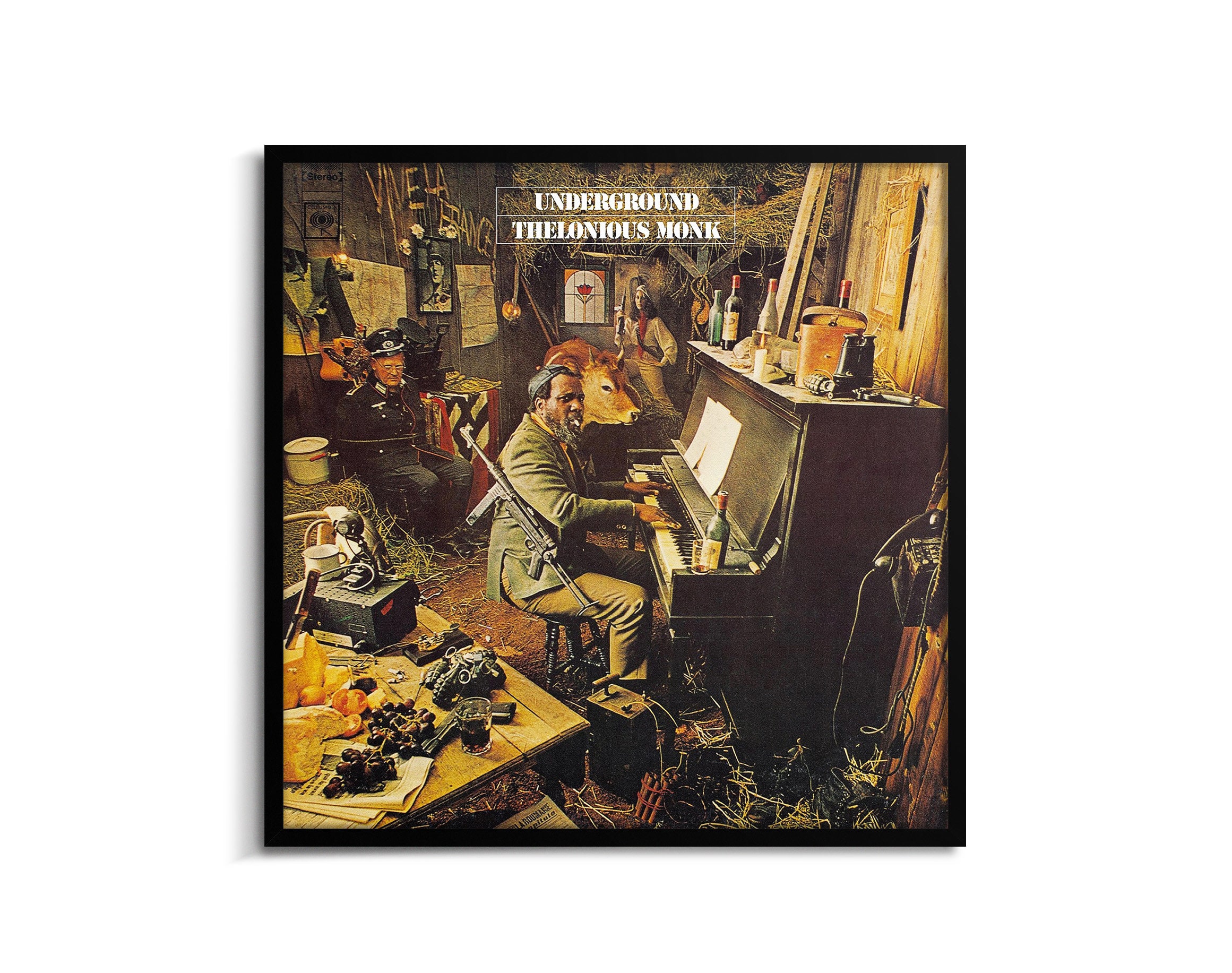 Thelonious Monk Underground Album Cover Poster: Classic Jazz Art Print ...