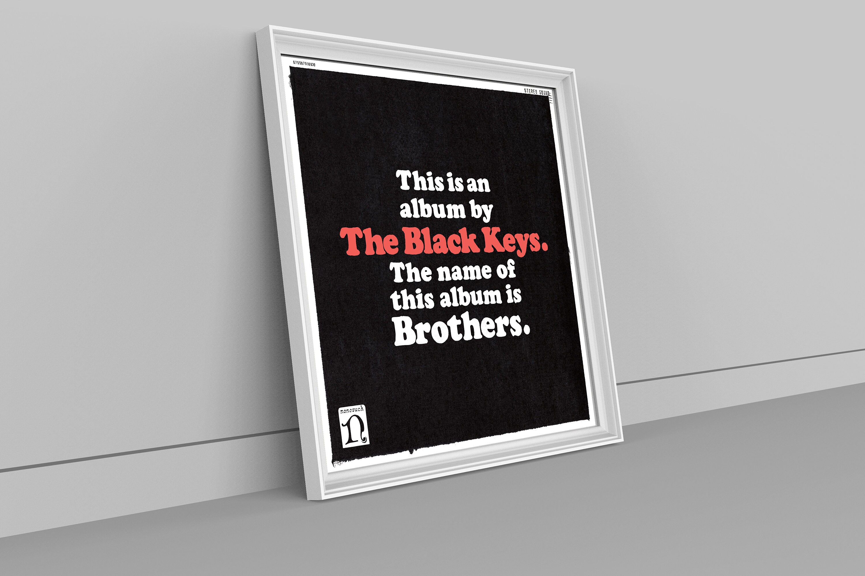 Brothers Album Cover Poster, the Black Keys Print, the Black Keys Art ...