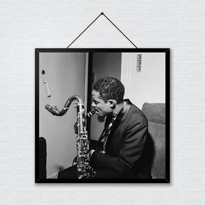 Eric Dolphy Poster – Vintage Music Print, Jazz Legends, Music Lover's ...