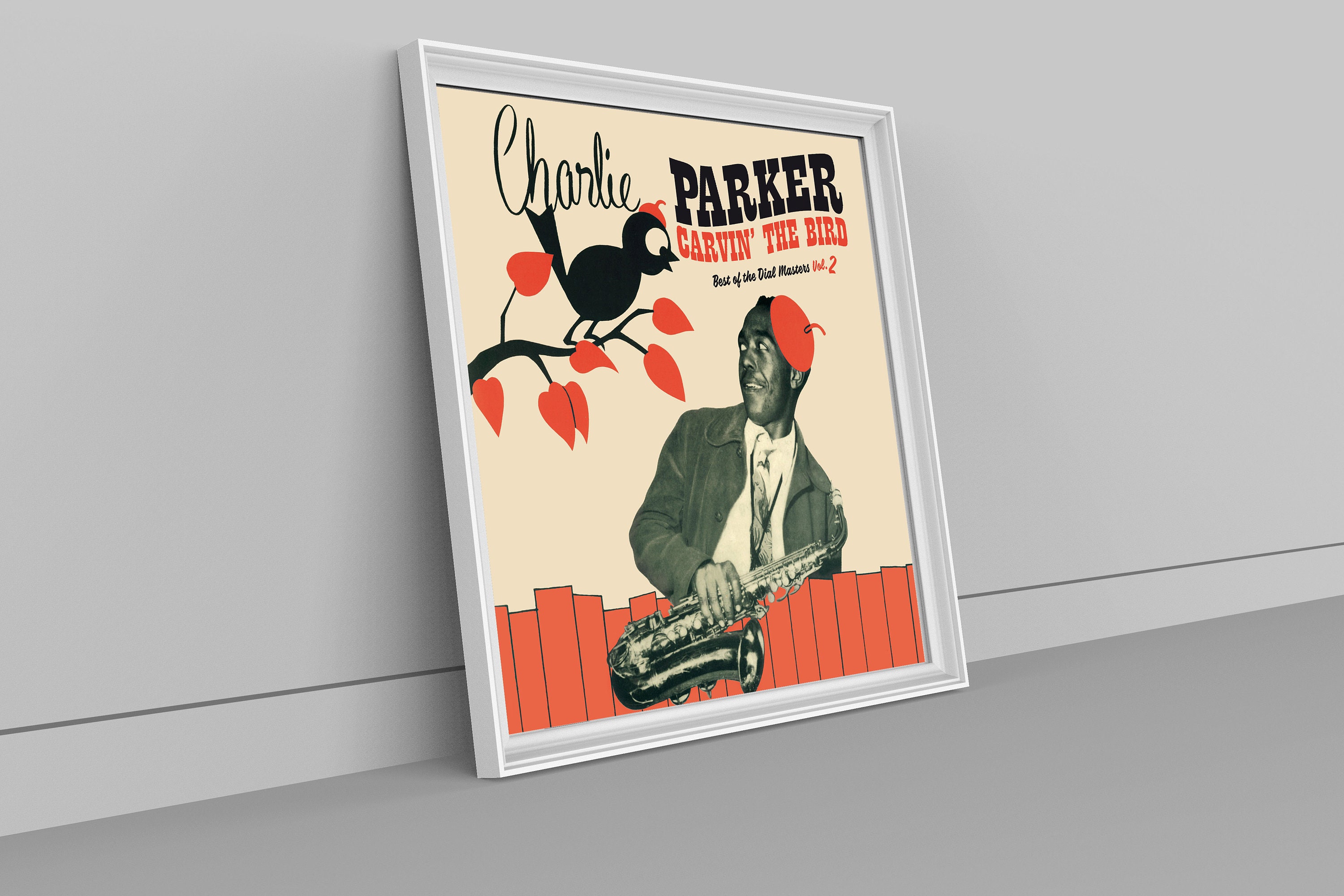 Charlie Bird Parker Poster Charlie Parker Print Jazz - Etsy
