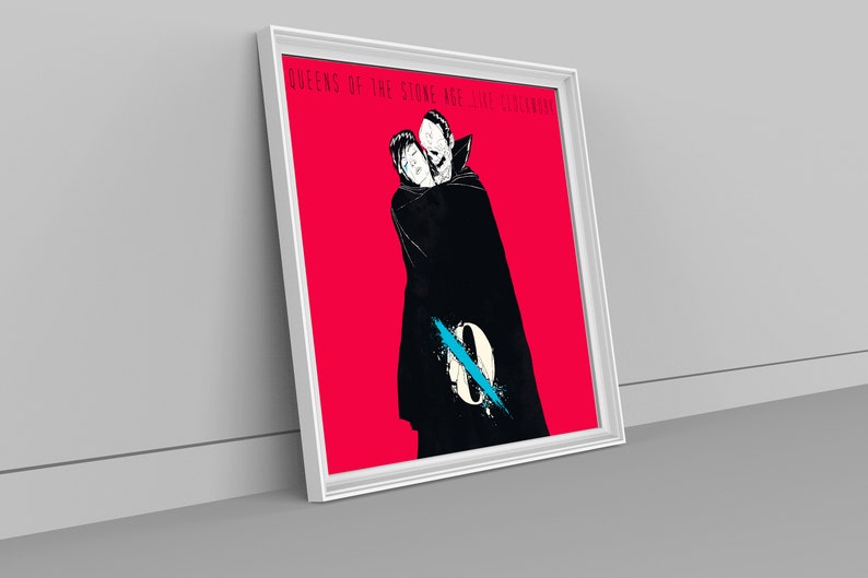 QOTSA Like Clockwork Album Cover Art Print: Rock Music Poster - Etsy