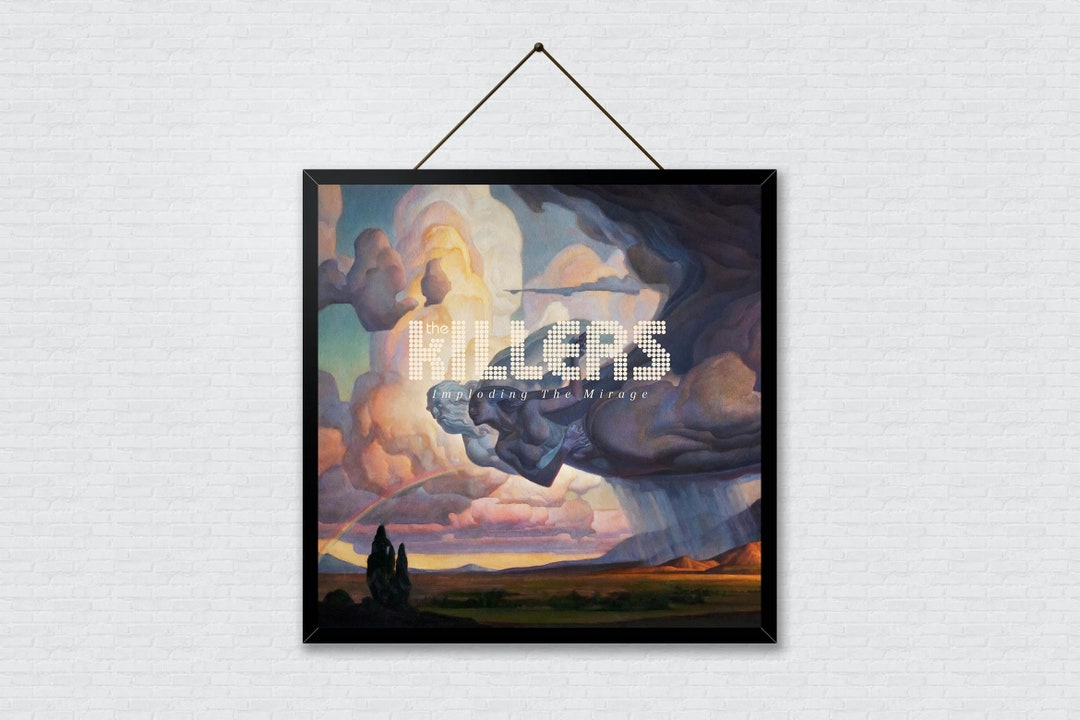 The Killers Poster - Imploding the Mirage Album Cover Print, Indie Rock Wall Decor, Music Room ...