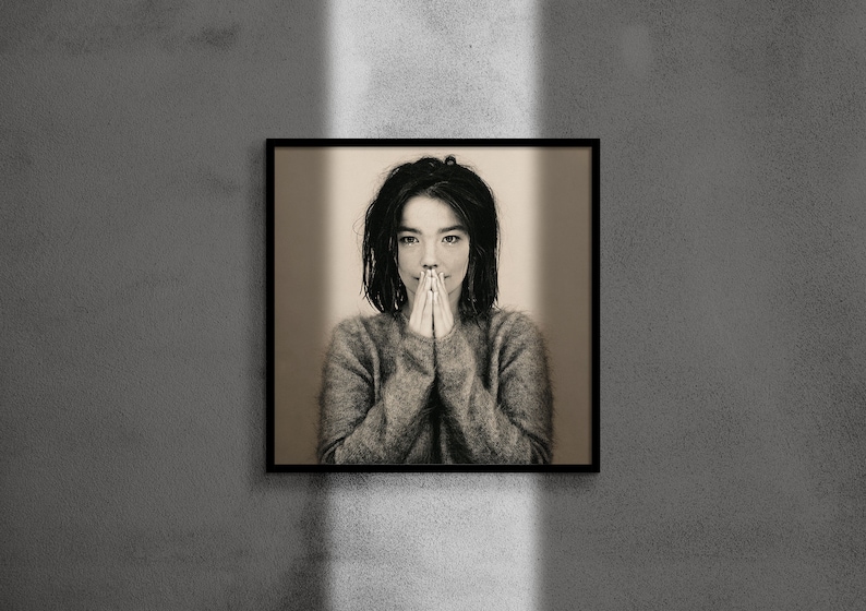 Björk Poster, Bjork Debut Album Cover Poster, Bjork Young, Bjork Art ...