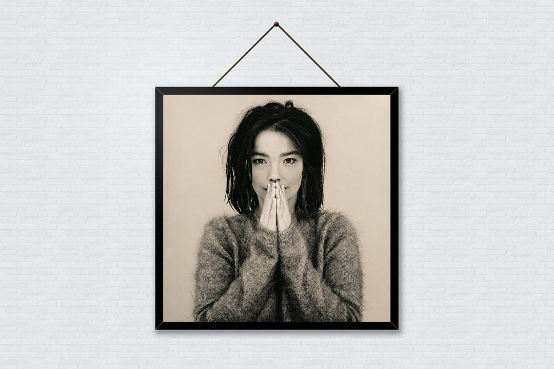 Björk Poster, Bjork Debut Album Cover Poster, Bjork Young, Bjork Art ...