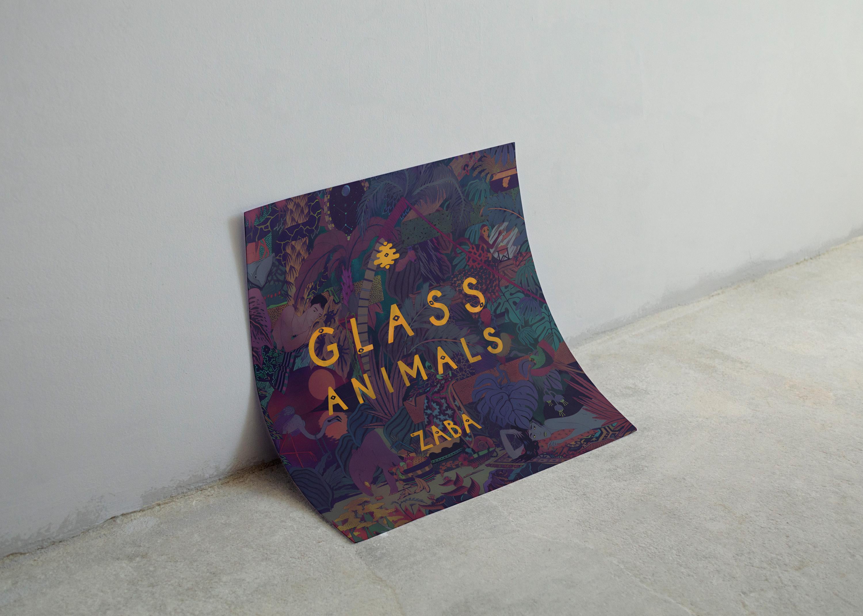 Glass Animals Zaba Album Cover Poster, Indie Rock Wall Art, Music ...