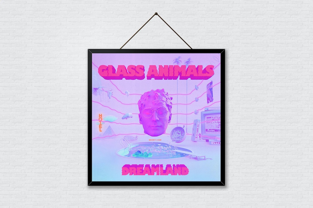 Glass Animals Dreamland Album Cover Poster, Indie Rock Wall Art, Music ...