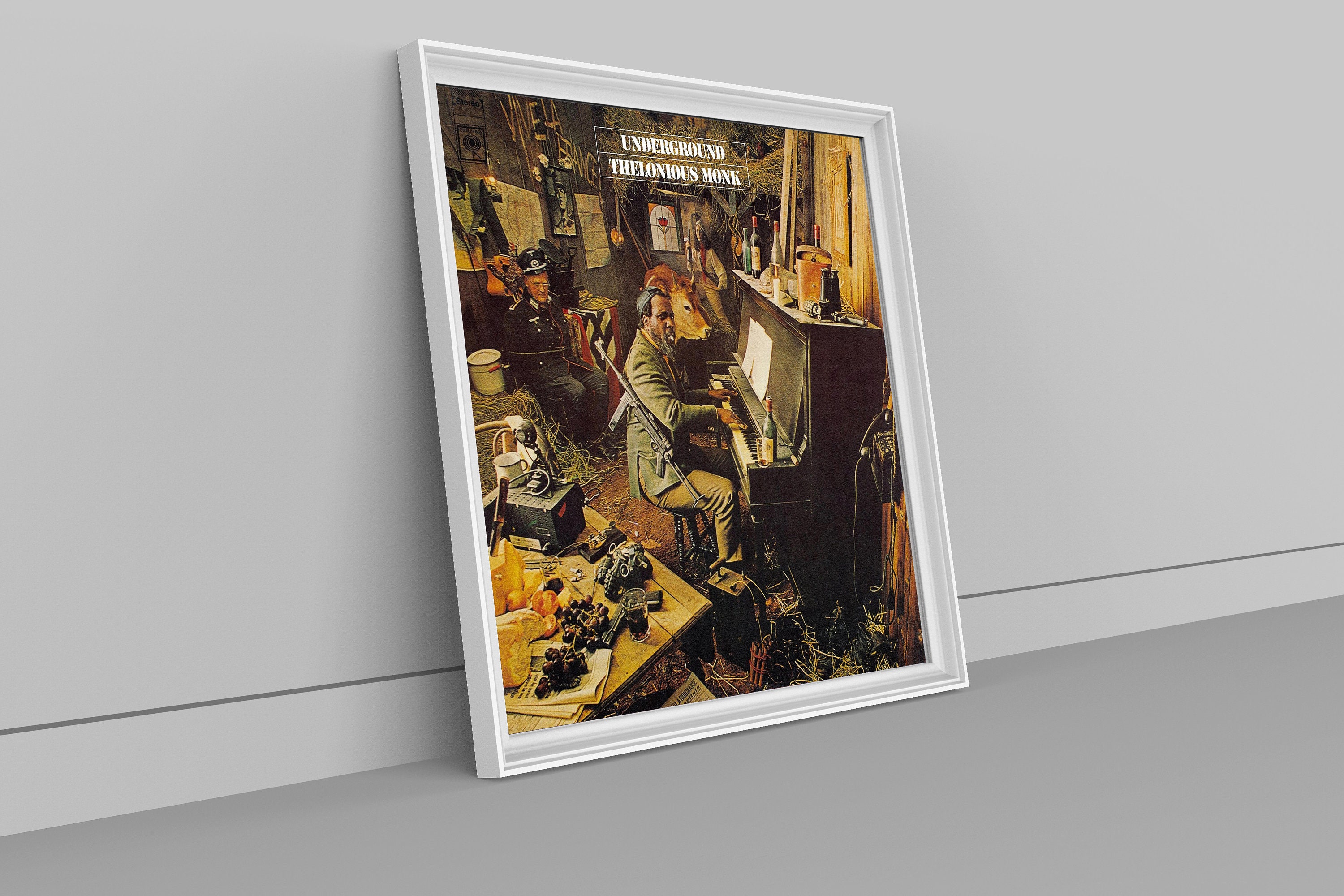 Thelonious Monk Underground Album Cover Poster: Classic Jazz Art Print ...