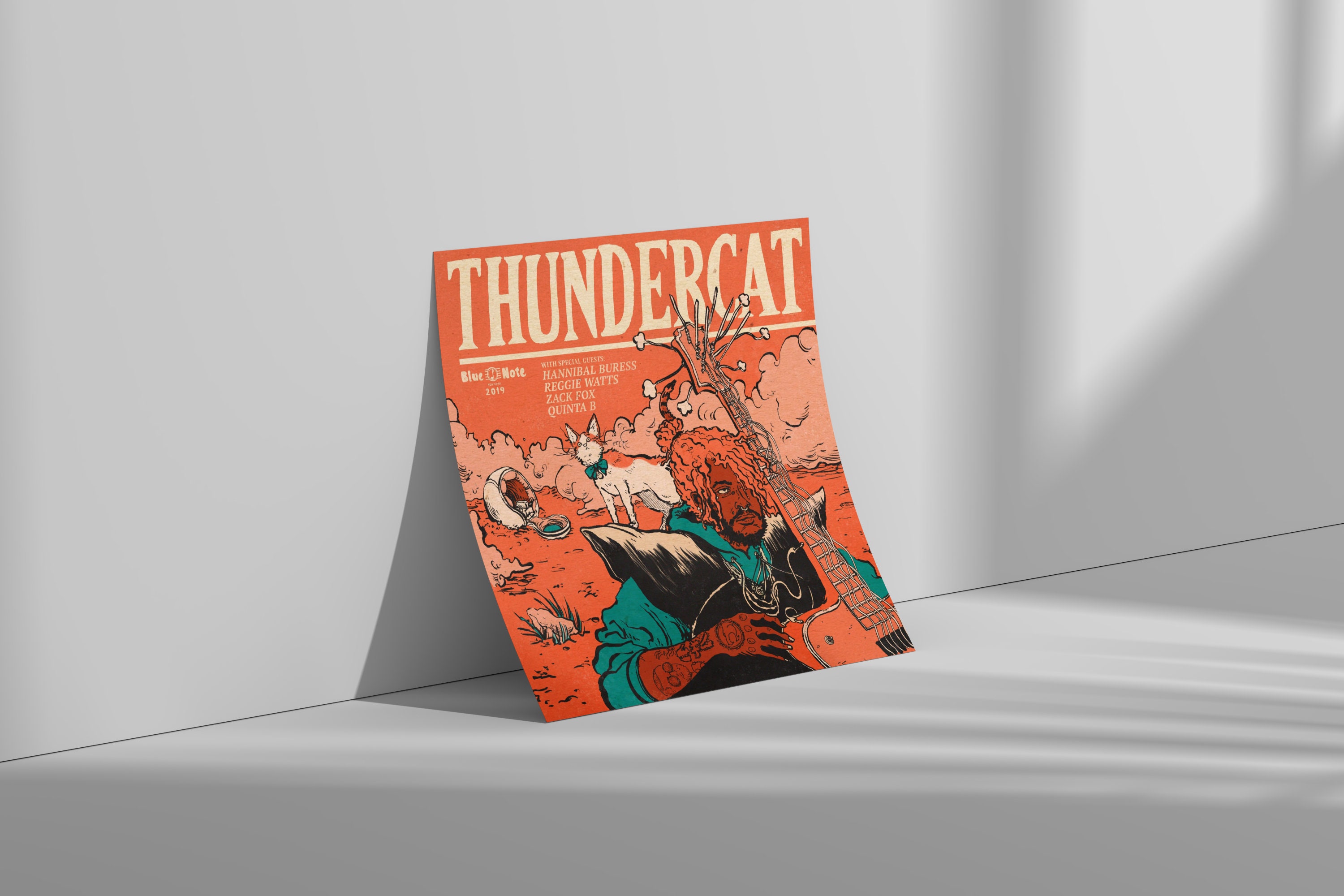Thundercat Tour Poster, Thundercat Print, Music Poster, for Music Lover ...