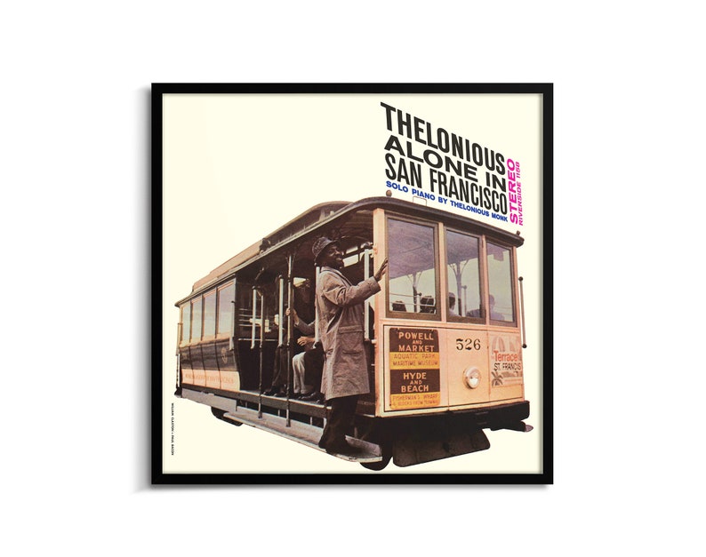 Thelonious Monk - Alone in San Francisco Album Cover Poster - Etsy